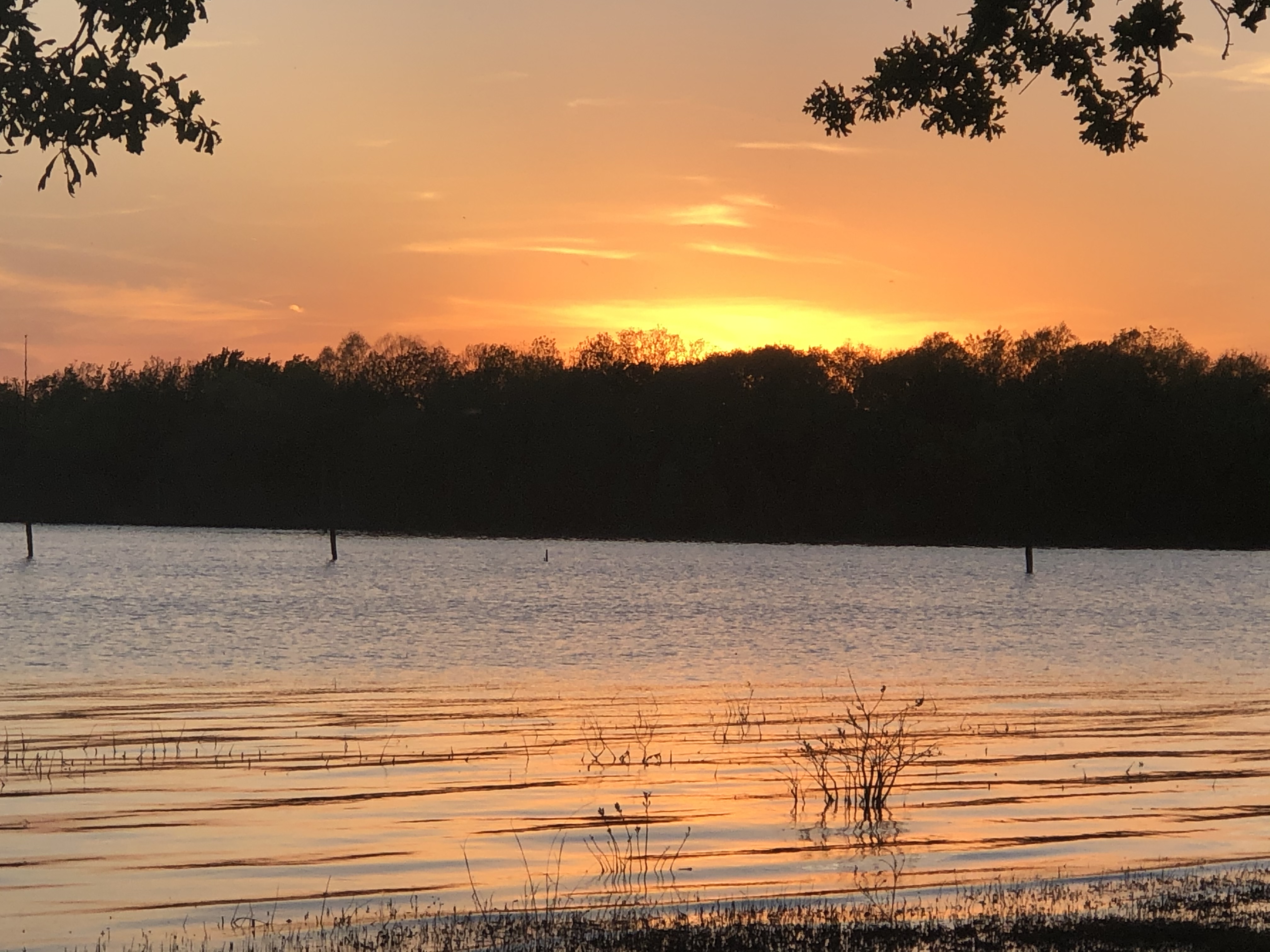 Sunset over Lake Tawakoni | Roadtirement