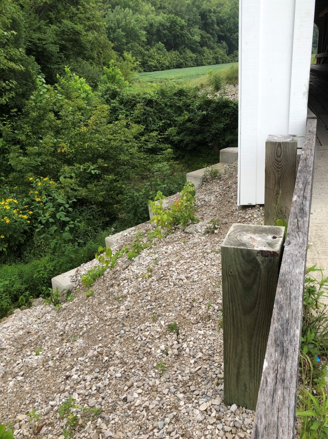 The reconstructed 1885 Cedar Ford Covered Bridge | Roadtirement