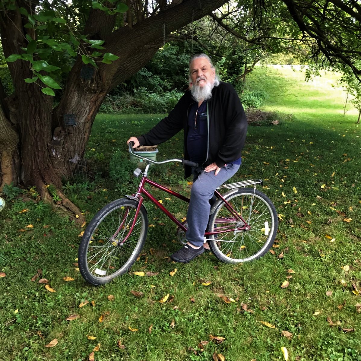 Ready for the daily bike ride | Roadtirement